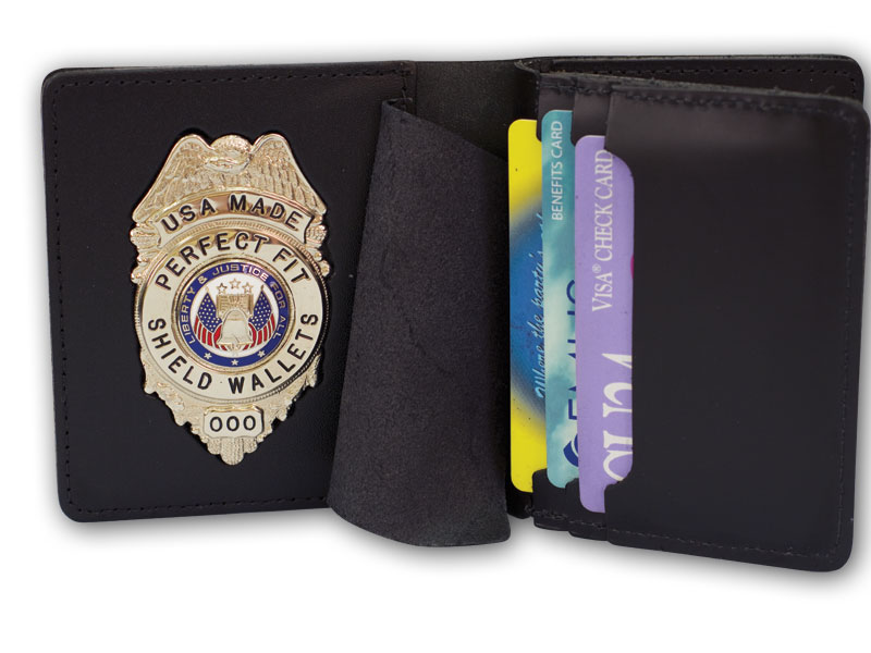 Duty Leather Book Style Case with Double ID and CC Slots Style 1019 ...