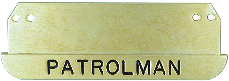 Serving since panel for nameplates SA10458: Badges Ex Cetera