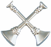 Chain of Command Battalion Chief, 2 Crossed Horns Style EM29018: Badges ...