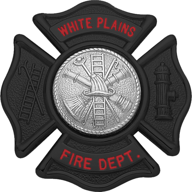 Matte Black Maltese Cross Badge F-141_MBK: Badges Ex Cetera