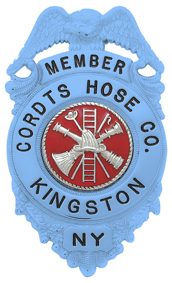 Eagle Topped Badge S146_BL: Badges Ex Cetera