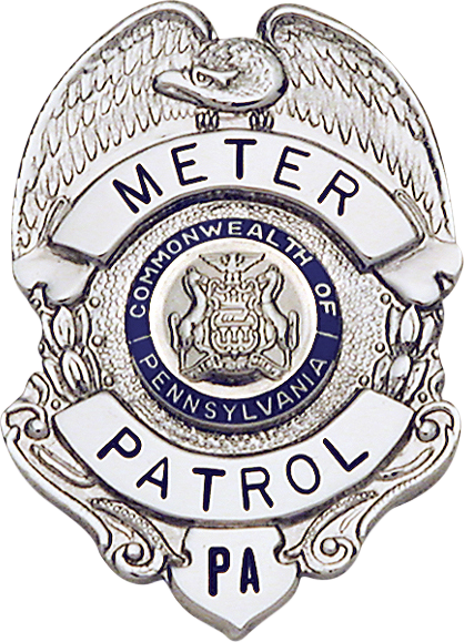 Eagle Topped Badge S-203: Badges Ex Cetera