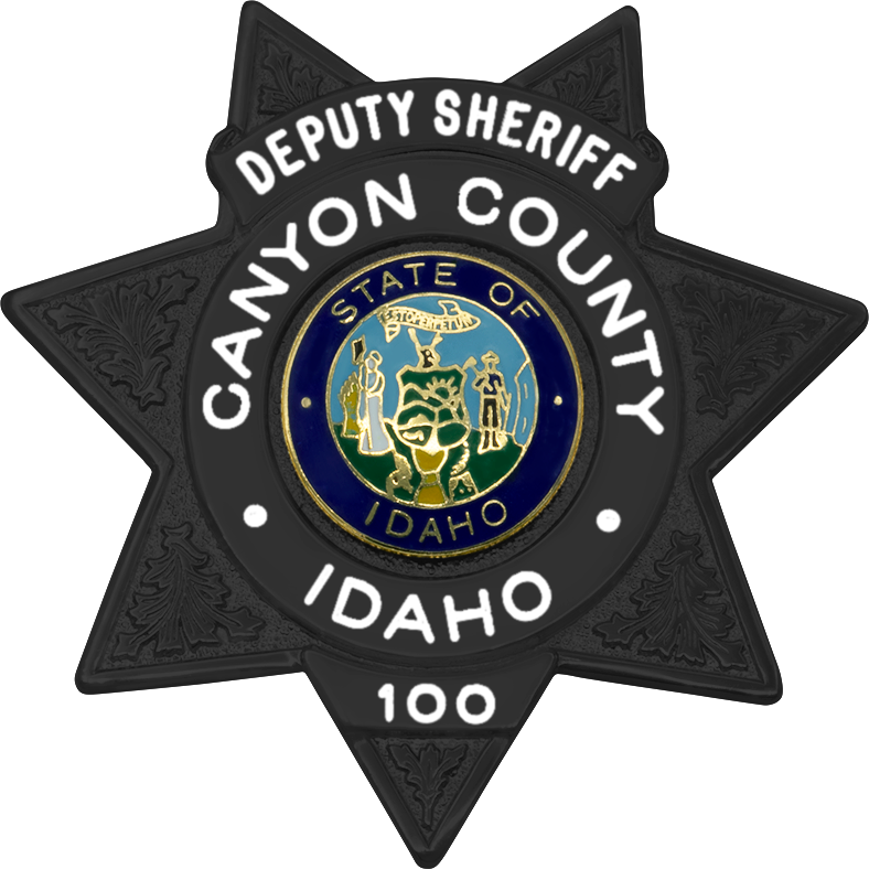 Matte Black Seven Point Star Badge S266_MBK: Badges Ex Cetera