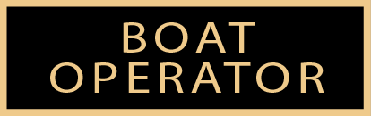 Boat Operator service award SAB3_178: Badges Ex Cetera