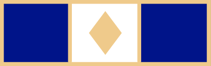 Three panel Diamond service award SAB3_188: Badges Ex Cetera