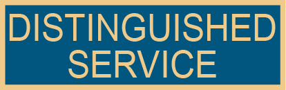 One panel Distinguished Service service award SAB3_328: Badges Ex Cetera