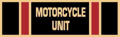 Motorcycle Unit service award SAB3_382: Badges Ex Cetera