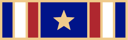 Seven panel with one star service award SAB3_402: Badges Ex Cetera