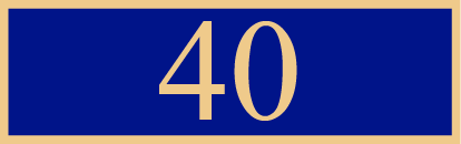 40 year service award SAB3_429: Badges Ex Cetera