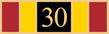 30 year service award SAB3_465: Badges Ex Cetera