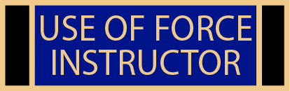 Use of Force Instructor service award SAB3_532: Badges Ex Cetera