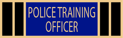 Police Training Officer service award SAB3_554: Badges Ex Cetera