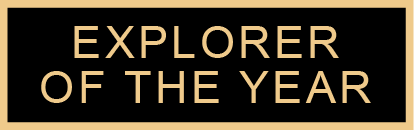 Explorer of the Year service award SAB3_569: Badges Ex Cetera