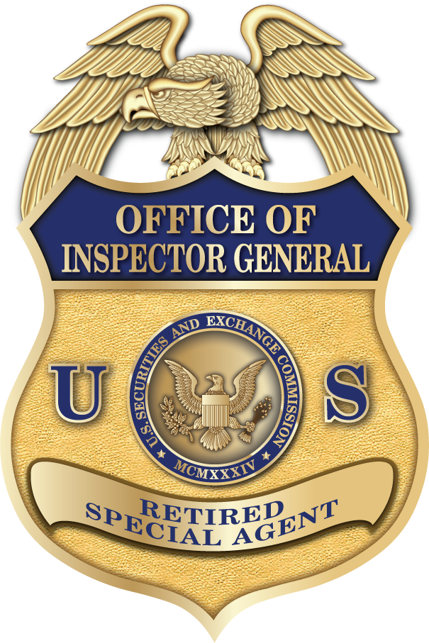 U.S. Securities and Exchange Commission Badge: Badges Ex Cetera