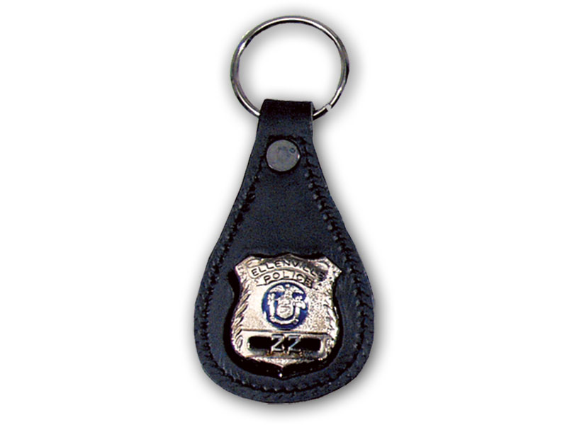 Mini Badge Holder with Key ring Style # 807-A: Badges Ex Cetera