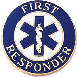 Fire Chief Hat Badge With Five Crossed Horns Cut Out