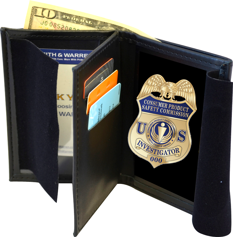 US CPSC Wallet Style BC119-A-USCPSC: Badges Ex Cetera