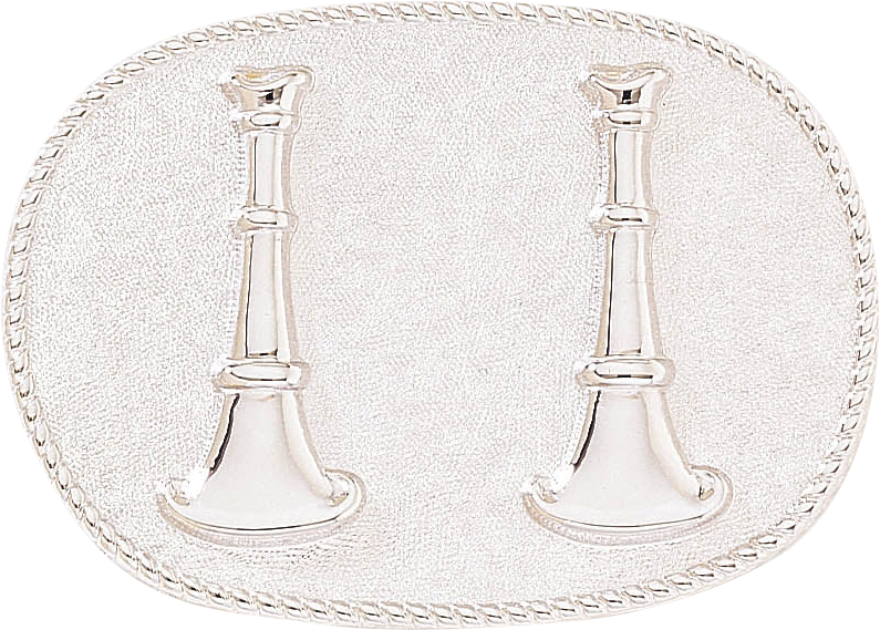 Oval with Two Vertical Horns