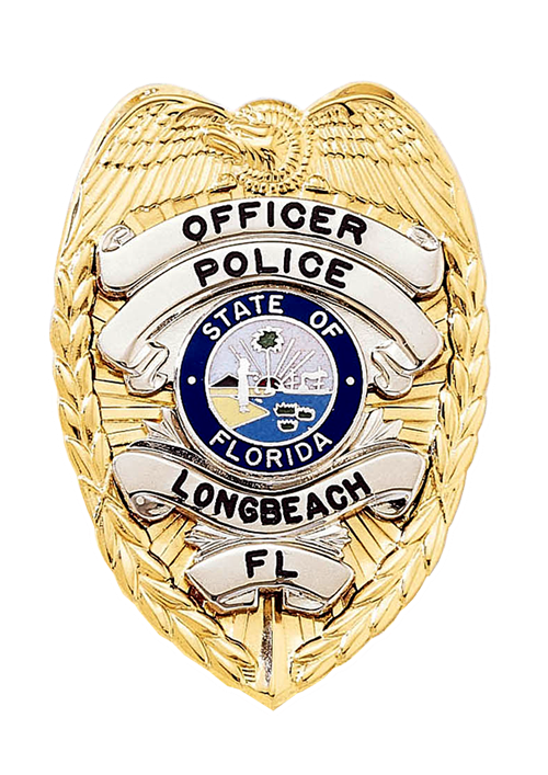 Shield Badge with Eagle and Applied Panels