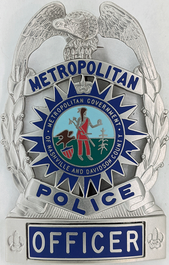 Metropolitan Nashville Police Badge