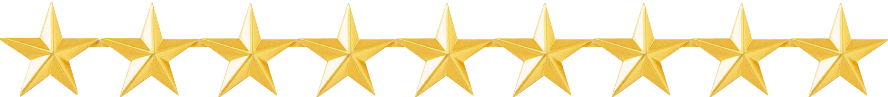 9 Stars/Bar 5/8" Stars