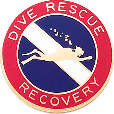 Dive Rescue Recovery with Scuba Diver in Center