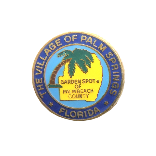 The Village of Palm Springs Florida Seal