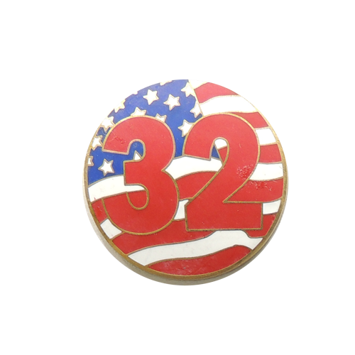 American Flag Seal with 32