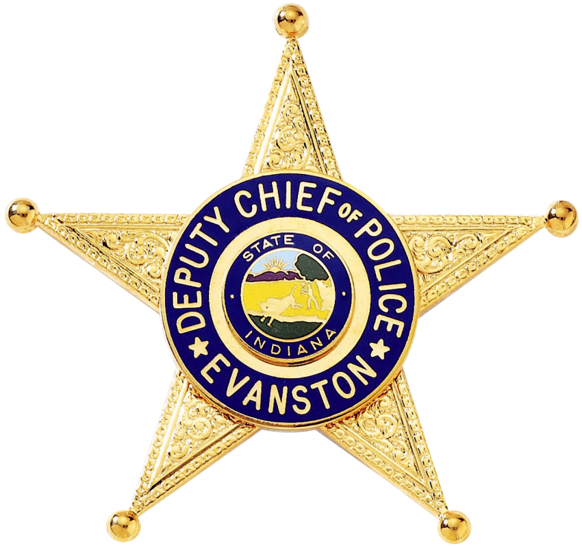 5-Point Star Badge with Applied Reverse Enamel Centerpiece with or ...