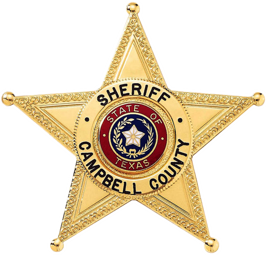 Five Point Star Badge with Circular Panel