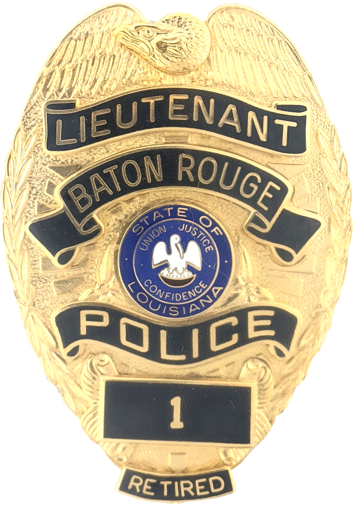 Reverse Enamel Panel Badge