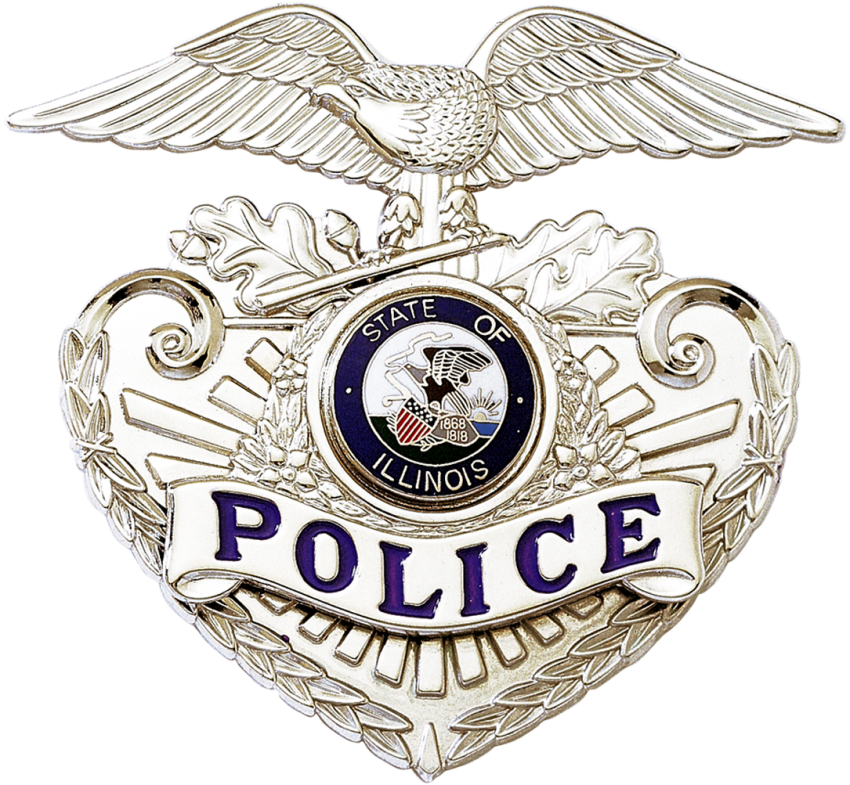 Cap Badge with Eagle and Applied Panels