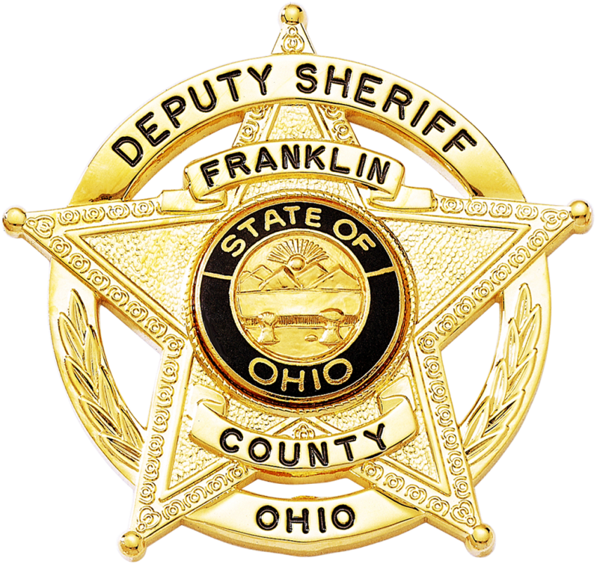 5 Point Star Badge with Outer Ring