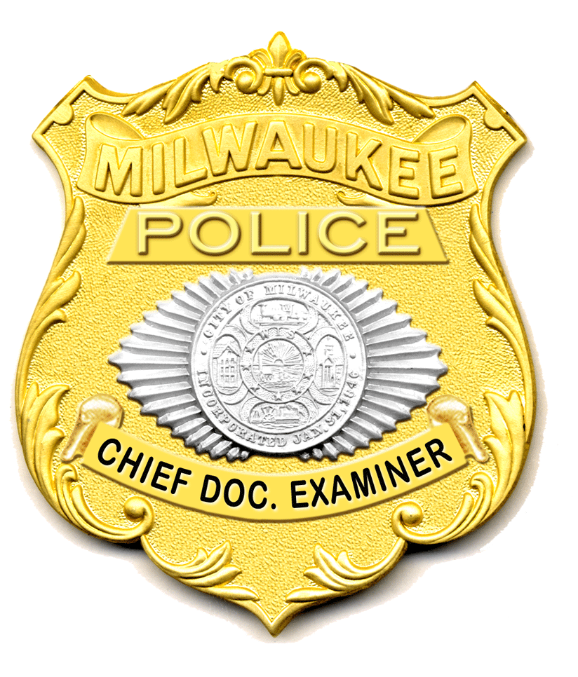 Milwaukee Police Shield Badge without eagle at top
