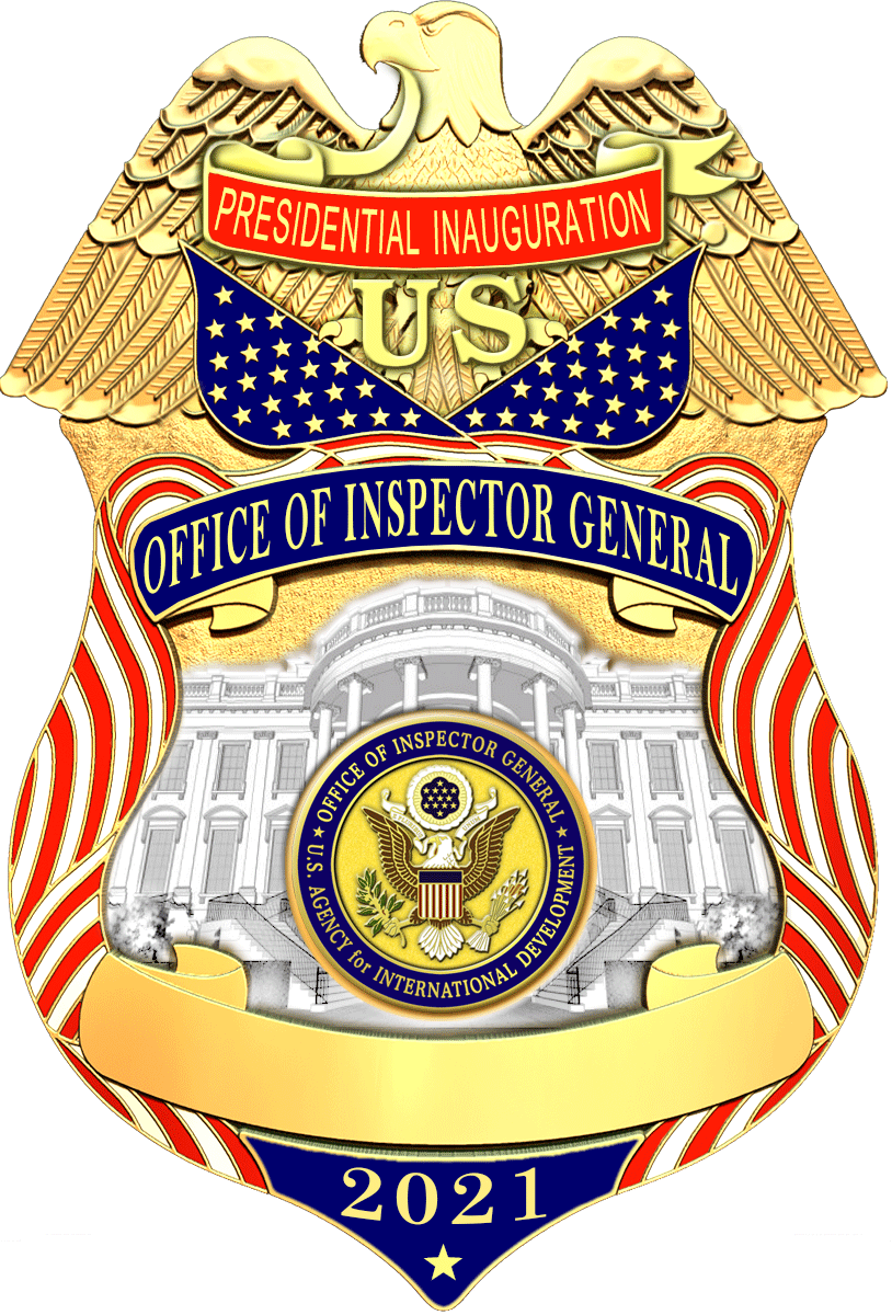 OIG Presidential Inauguration shield badge