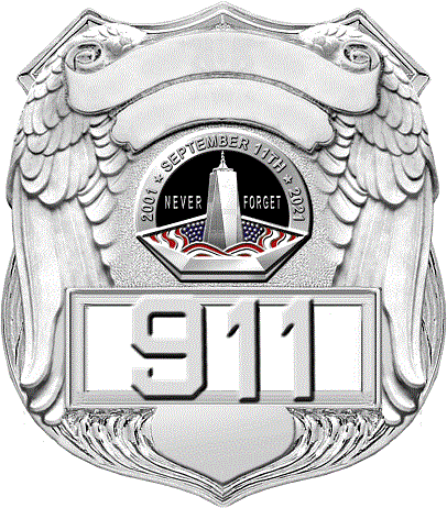 9-11 Wings Badge Shield