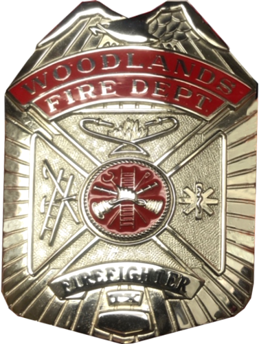 Woodlands Texas Fire Department Badge