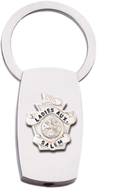 Customizable Locking Key Ring