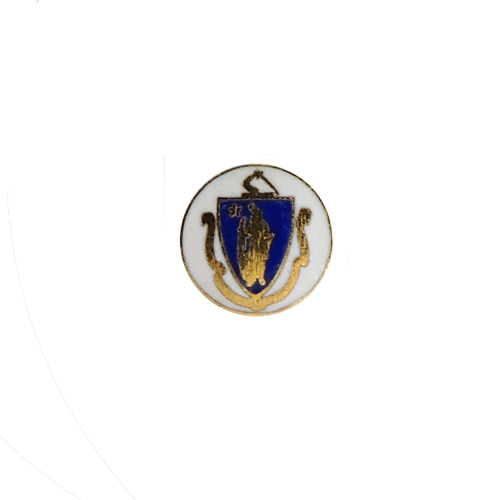 Massachusetts State Seal with no Rim