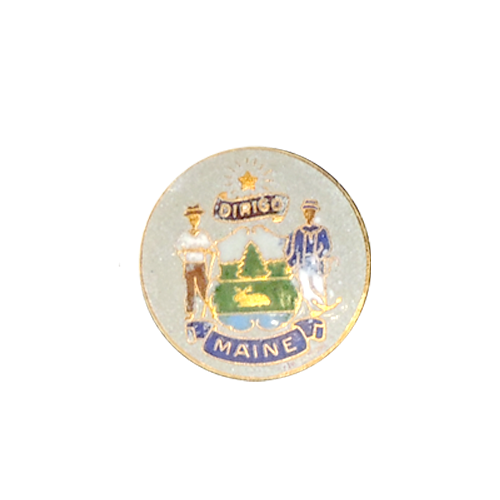 Maine State Seal with no Rim