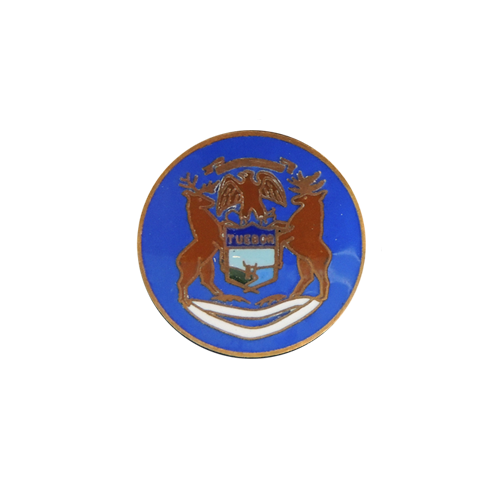 Michigan State Seal with no Rim