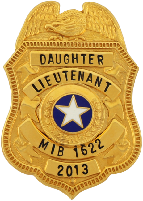 Miniature Shield Badge with Eagle