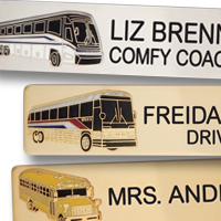 Badges Ex Cetera: Hook Fast Name Plates