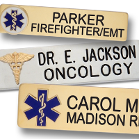 Badges Ex Cetera: Hook Fast Name Plates