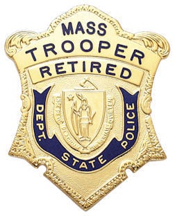 Massachusetts State Police Type Badge S-500: Badges Ex Cetera