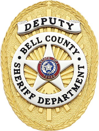 Oval badge with five point star S577C: Badges Ex Cetera