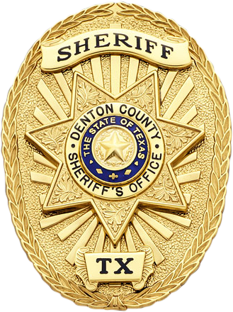 Oval badge with seven point star S577D: Badges Ex Cetera