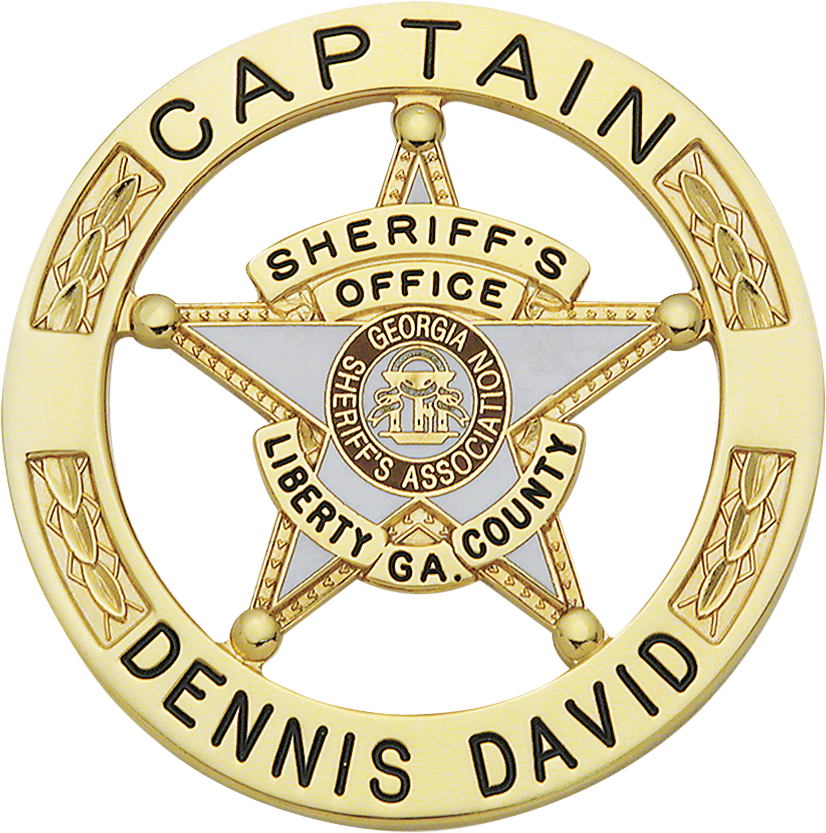 Georgia Sheriff's Association 5 Point Star Badge S617: Badges Ex Cetera