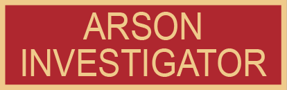 Arson Investigator service award SAB3_173: Badges Ex Cetera