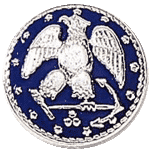 Fire Chief Hat Badge With Five Crossed Horns Cut Out